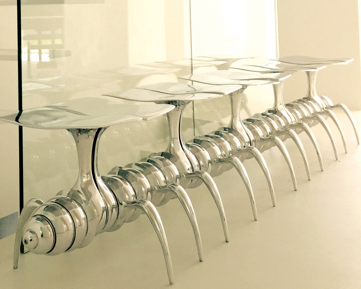 Caterpillar bench – Philip Watts Design