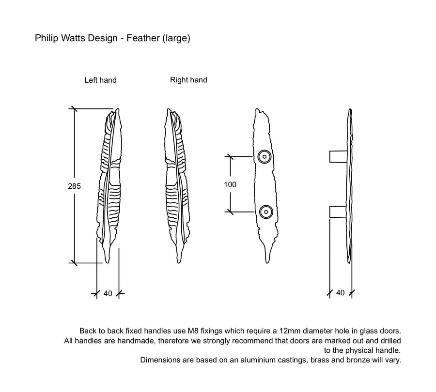 Feather (long) – Philip Watts Design