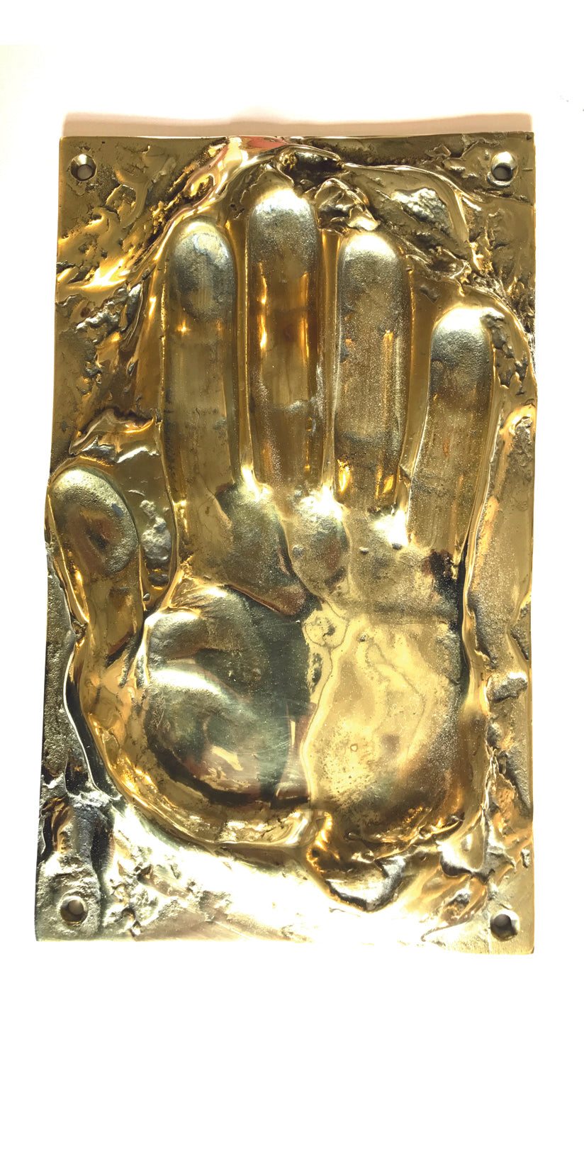 Single Handprint Push Plate – Philip Watts Design