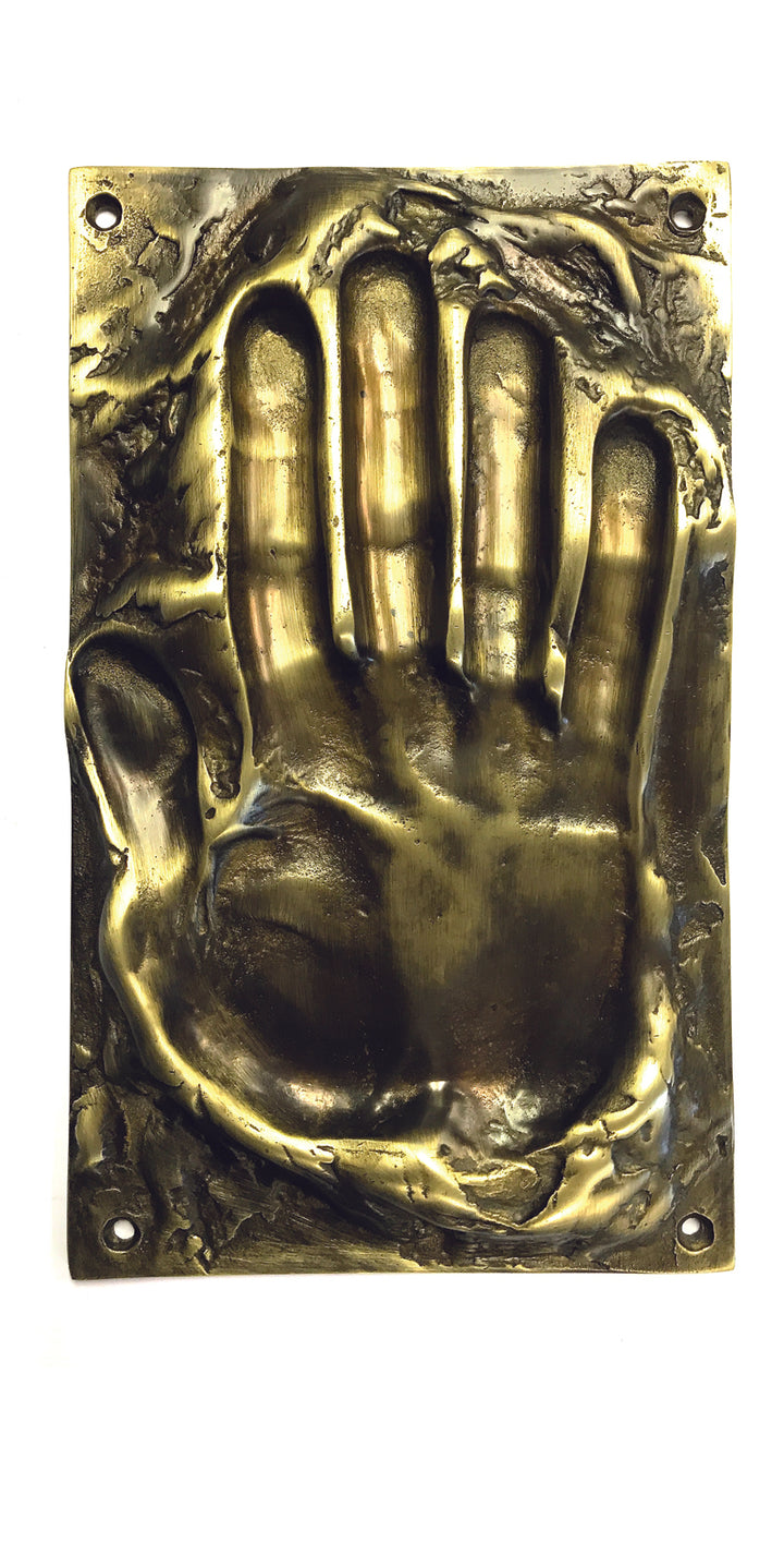 Single Handprint Push Plate – Philip Watts Design